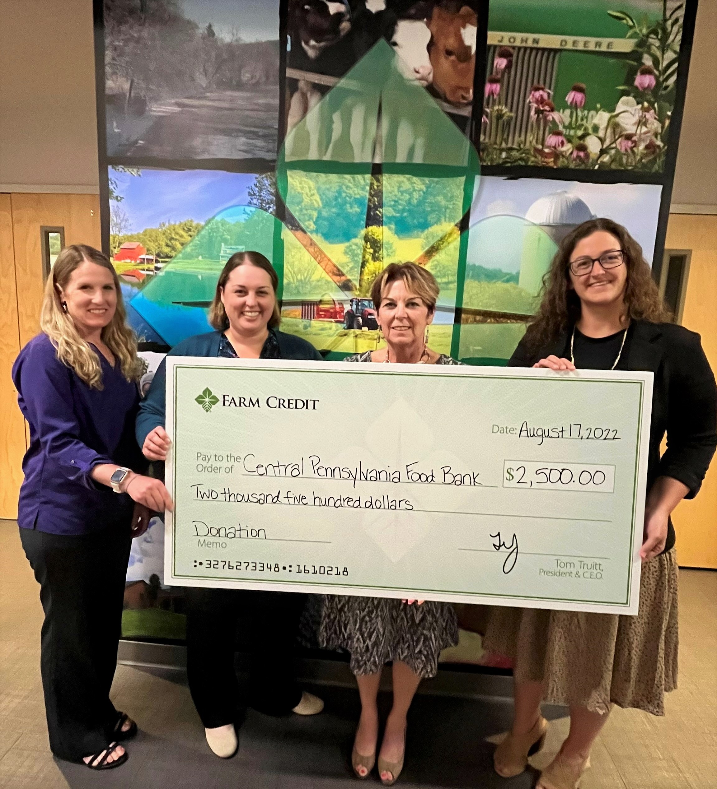 Farm Credit Partners with PA Dairymen’s Association to Support Central ... Farm Credit Partners with PA Dairymen’s Association to Support Central ...
